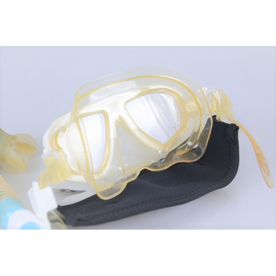 TUSA ツサ Morbi モルビー M-27QB ダイビングマスク・スノーケルセット 度付き（-2.0程度） [Mask-221003AY ...