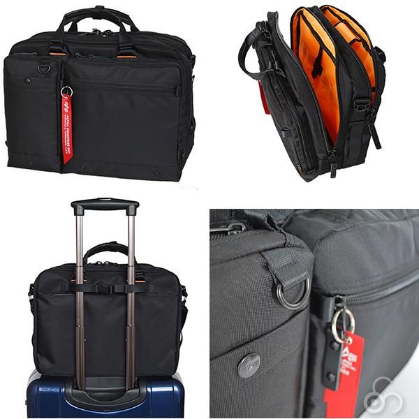 Alpha Industries 旧商品 ALPHA INDUSTRIES アルファインダストリーズ P1000D 2WAYビジネスバッグ ...