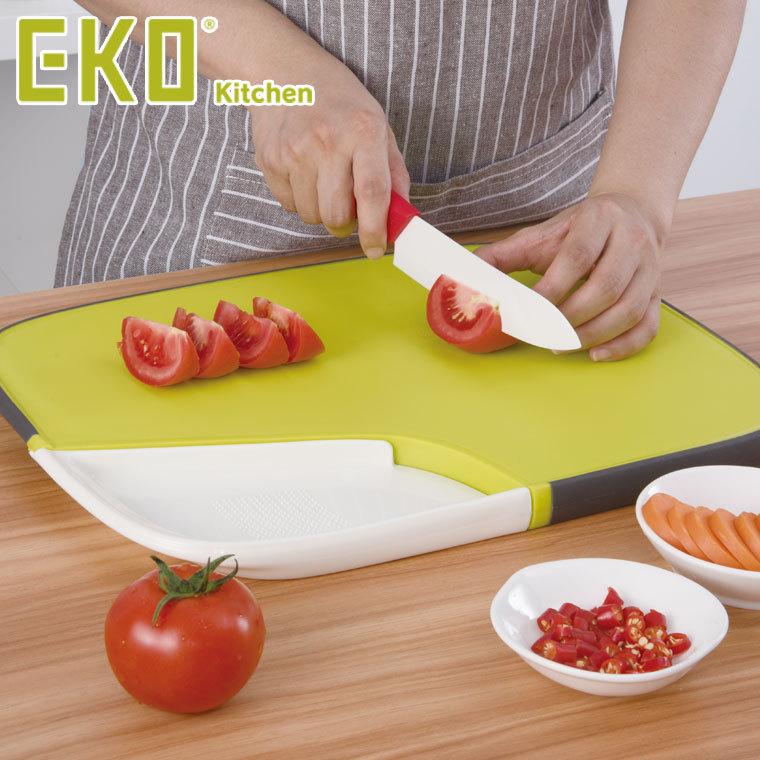 EKO Kitchen マルチファンクションボード EK81065 グリーン まな板 おろし 多機能 おしゃれ 便利 :EK81065:サンワ ...
