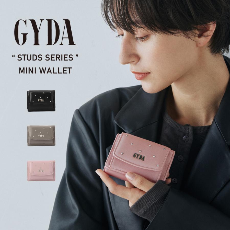 GYDA ジェイダ ミニ財布 STUDS SERIES GY-W232 レディース ブランド : サンアート公式Yahoo!店 - 通販 - Yahoo!ショッピング