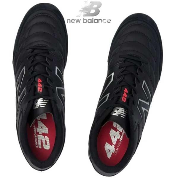 New Balance（ニューバランス） シューズ フットサル サッカー 442 TEAM TF トレシュー ターフ 屋外用 ブラック 黒 ...
