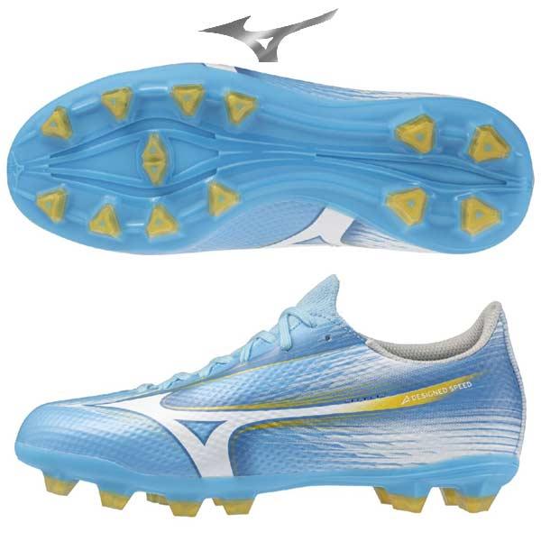 MIZUNO（ミズノ） スパイク JR サッカー アルファ 3 セレクト α III SELECT ALPHA ジュニア ユニティスカイ ...