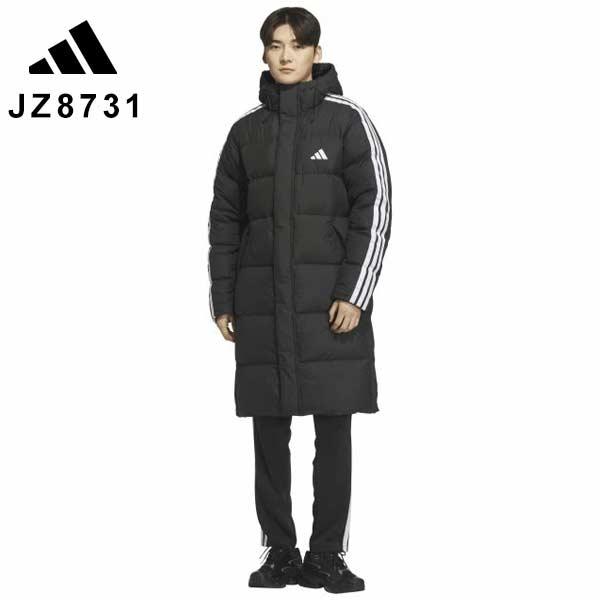 adidas（アディダス） ダウン コート コート メンズ M 3SL ロングダウンジャケット ロングコート スリーストライプ LONG ...