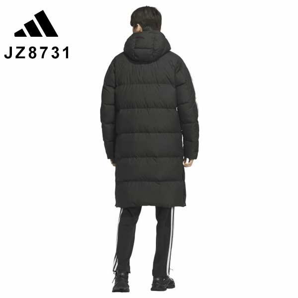 adidas（アディダス） ダウン コート コート メンズ M 3SL ロングダウンジャケット ロングコート スリーストライプ LONG ...