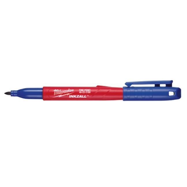 MILWAUKEE（ミルウォーキー） INKZALL FinePointジョブサイトマーカー4色SET カラーマジックペン 万能油性ペン 48 ...