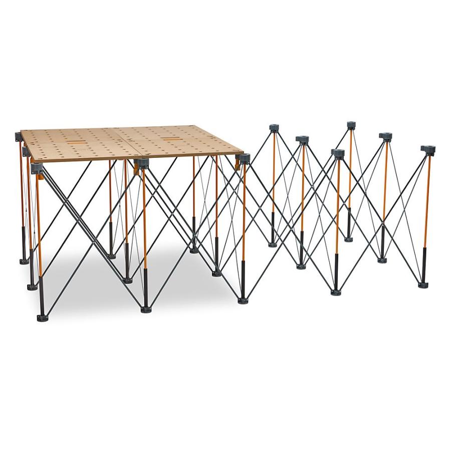 BORA(ボラ) Centipede 4'x8' センチピード ワークスタンドキット 【Hi】 CT15 DIY作業台 工作台 折たたみテーブル足 持ち運び CT15 : THE DIY ...