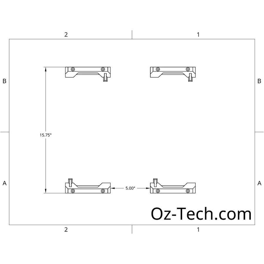 OZ-TECH（オズテック）プラスチックマウントブラケット TOUGHBUILT（タフビルト）STACK TECH(スタックテック) OZ-TB-02-3D : THE DIY DEPOT ...