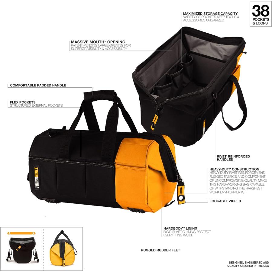 TOUGHBUILT（タフビルト） 16inマッシブマウスバッグ TB-60-16 : THE DIY DEPOT - 通販 - Yahoo!ショッピング