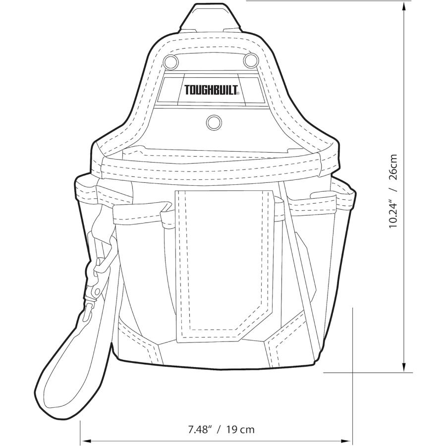 TOUGHBUILT（タフビルト） ワーカーポーチ TB-CT-32-A : tb-ct-32-a : THE DIY DEPOT - 通販 - Yahoo!ショッピング