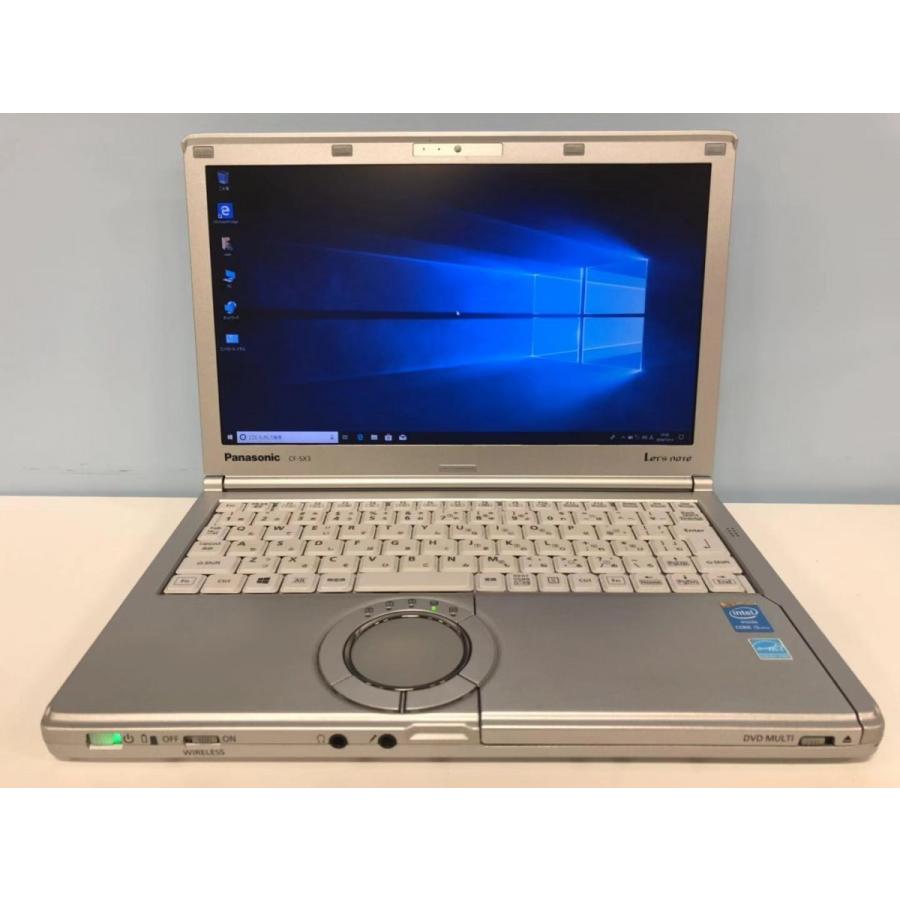 Let’s note 12.1型 軽量 中古ノートパソコン Panasonic Let's CF-SX3 第四世代 Corei5 4GB 320GB Windows10 Pro ...