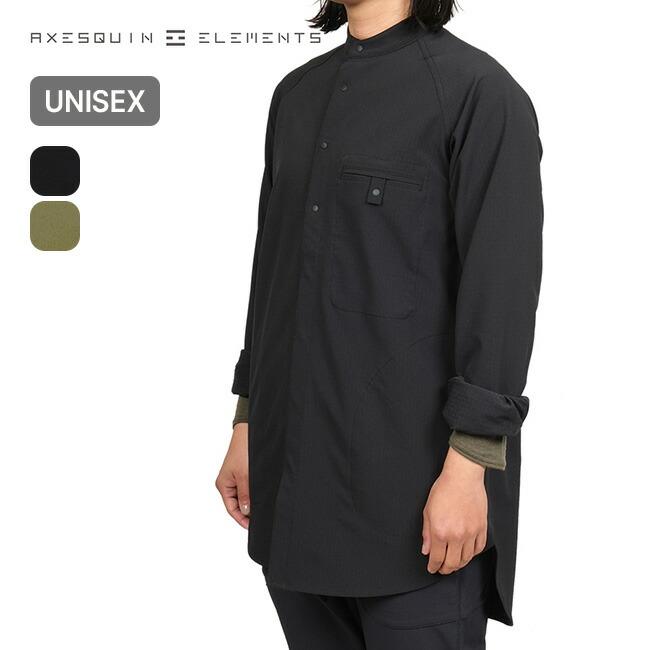 AXESQUIN（アクシーズクイン） セール AXESQUIN ELEMENTS アクシーズクインエレメンツ ソフトシェルフリースのロングシャツ ユニセックス 021087 ソフトシェル ...