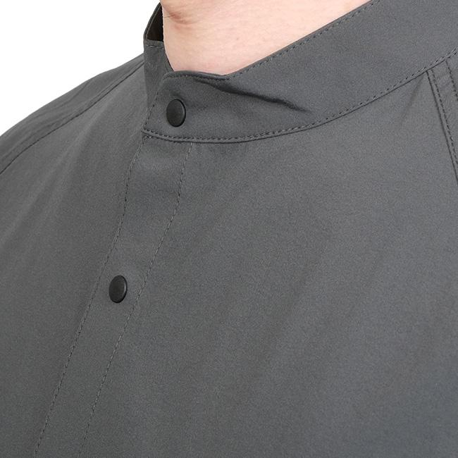 AXESQUIN ELEMENTS アクシーズクインエレメンツ ソフトシェルのバンドカラーシャツ ユニセックス 021091 長袖 2024 秋冬 : OutdoorStyle サンデー ...