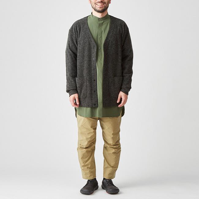 AXESQUIN（アクシーズクイン） AXESQUIN ELEMENTS アクシーズクインエレメンツ アクリルウールのカーディガン ユニセックス 021082 カーディガン ニット 2024 ...