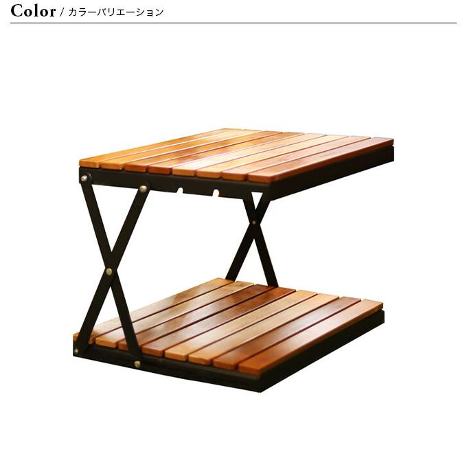 ANOBA アノバ 2トーンウッドラック2段 : OutdoorStyle サンデーマウンテン - 通販 - Yahoo!ショッピング