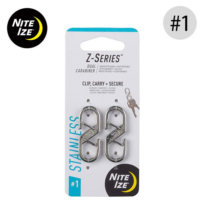 NITE IZE NITEIZE ナイトアイズ Zカラビナー #1 2個入 : OutdoorStyle サンデーマウンテン - 通販 - Yahoo!ショッピング