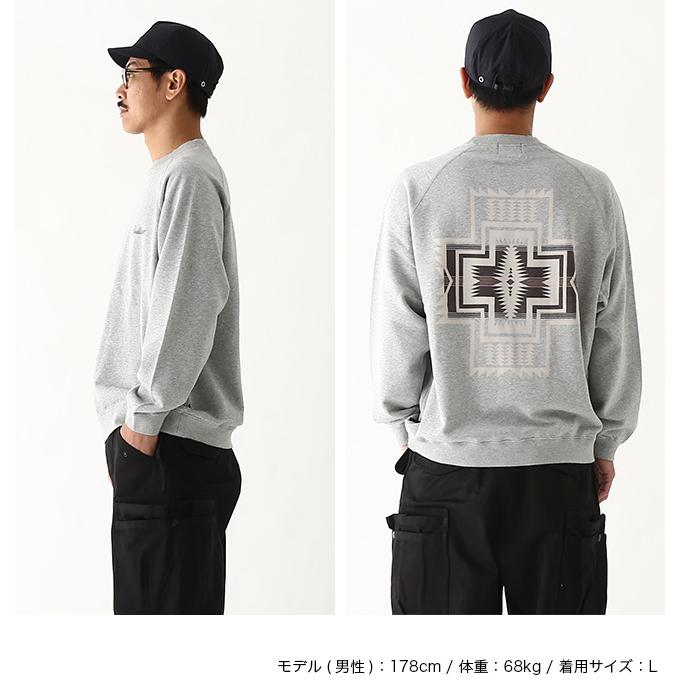 PENDLETON ペンドルトン バックプリントスウェット ユニセックス 3475-3006 トップス トレーナー 長袖スエット :p08359:OutdoorStyle サンデーマウンテン ...