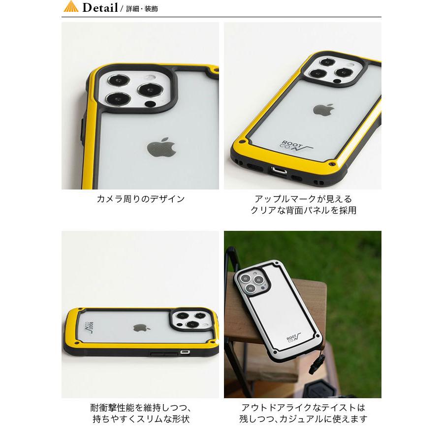 ROOT CO. ルートコー グラビティショックレジストタフ&ベーシックケース(iPhone 13ProMax専用) GST-4388 ...