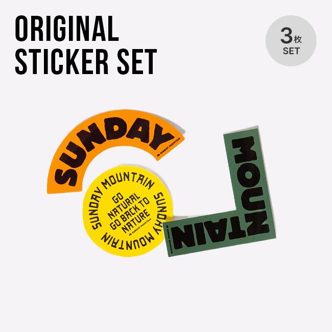 SUNDAY MOUNTAIN サンデーマウンテン オリジナルステッカーセット カスタム シール ステッカー2024 秋冬 : OutdoorStyle サンデーマウンテン - 通販 ...