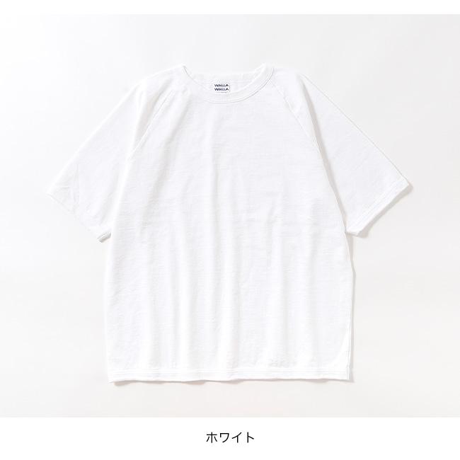 WALLA SPORT ワラワラスポーツ S/SラグランリブルーズTEE WW040087-SR