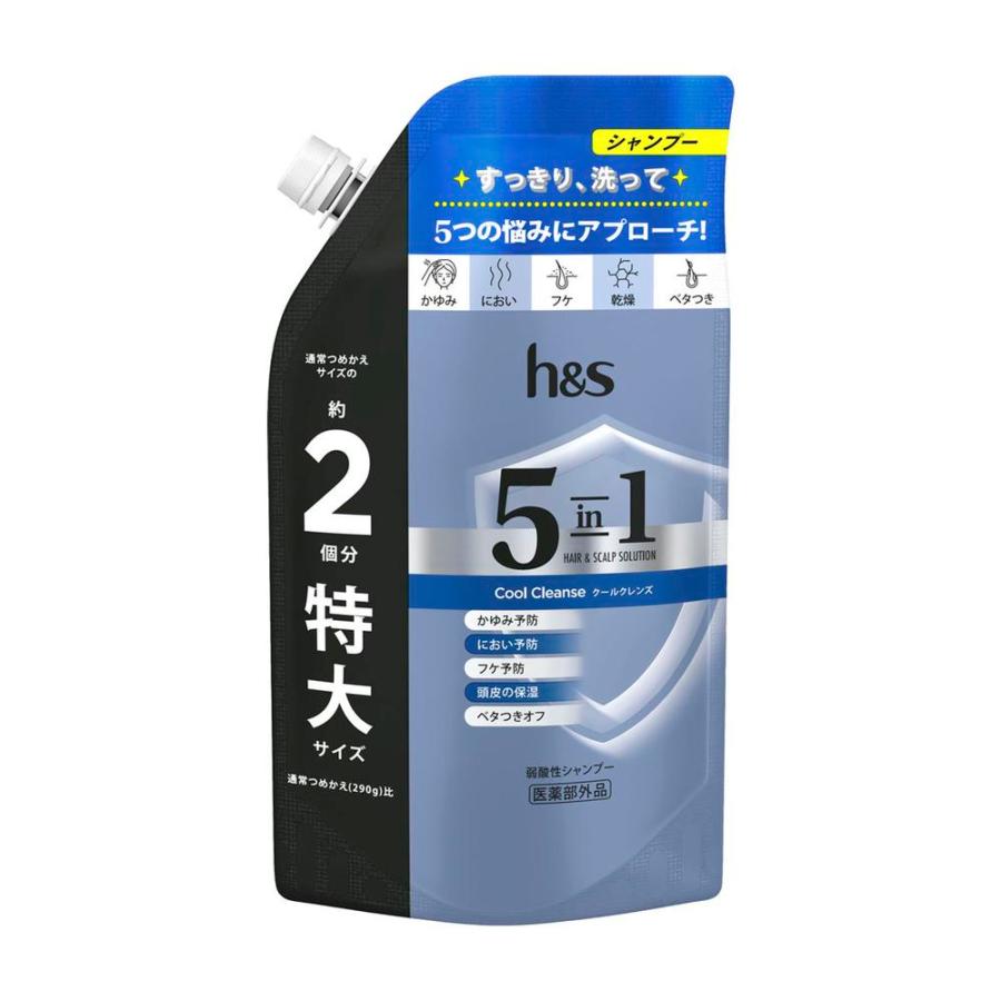 h&s 5in1 クールクレンズ シャンプー つめかえ用 560g : Sundries - 通販 - Yahoo!ショッピング