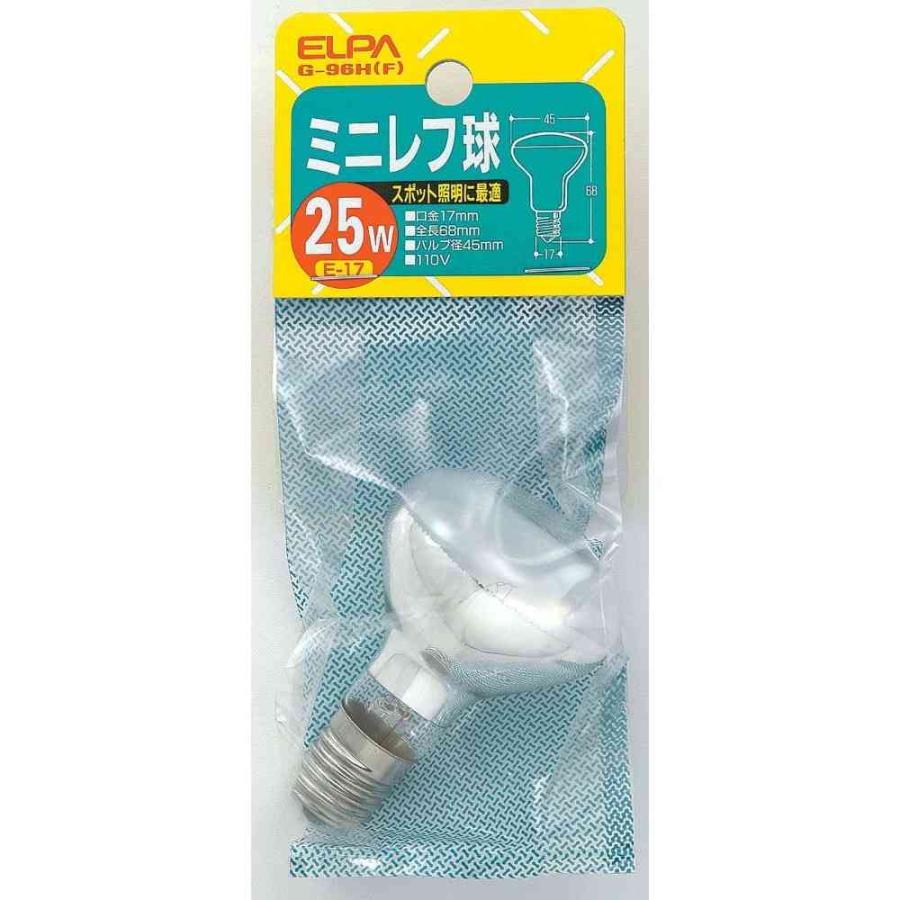 エルパ ELPA ミニレフ球25W E17 G-96H(F) : サンドラッグe-shop - 通販 - Yahoo!ショッピング