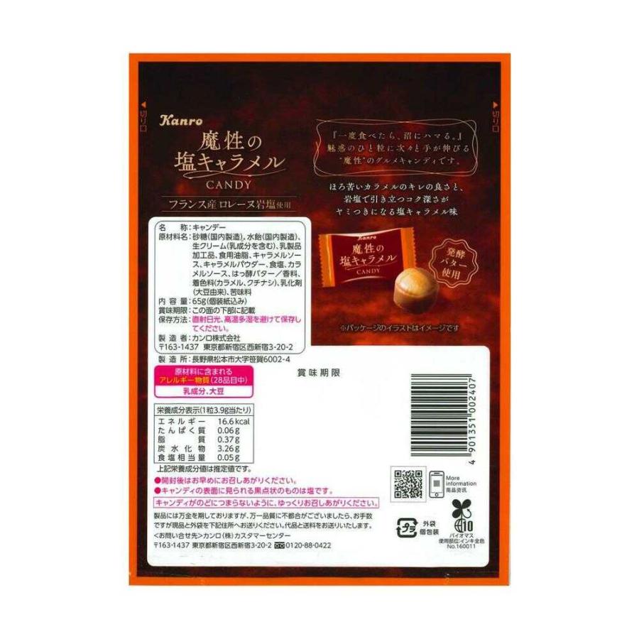 カンロ 魔性の塩キャラメルキャンディ 65g 【6個セット】 : サンドラッグe-shop - 通販 - Yahoo!ショッピング