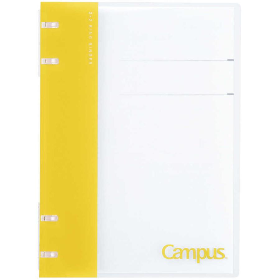 コクヨ キャンパスノートのように使えるバインダー（2X2リング）A5 20穴 1冊 : サンドラッグe-shop - 通販 - Yahoo!ショッピング