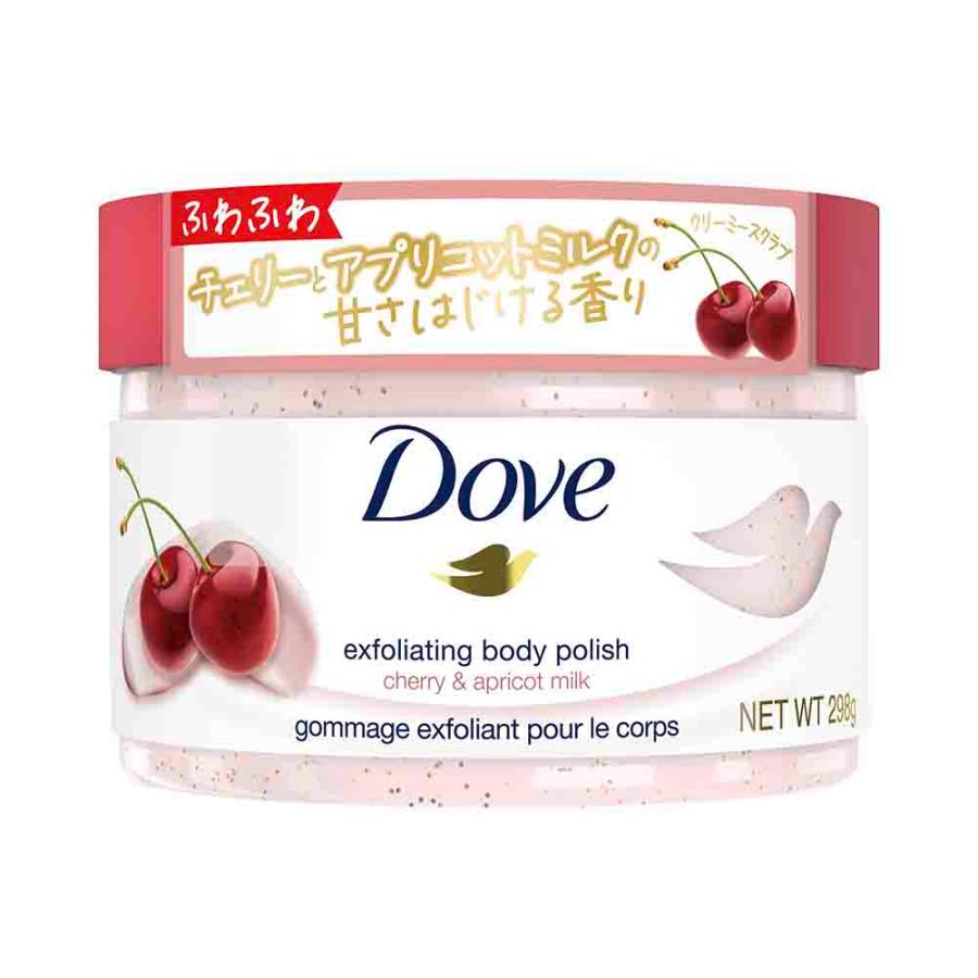 Dove クリーミーボディスクラブ ダヴ クリーミースクラブ チェリー＆アプリコットミルク 298g : サンドラッグe-shop - 通販 - Yahoo!ショッピング