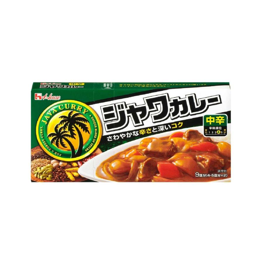 ハウス ジャワカレー 中辛 185g 【10個セット】 : サンドラッグe-shop - 通販 - Yahoo!ショッピング