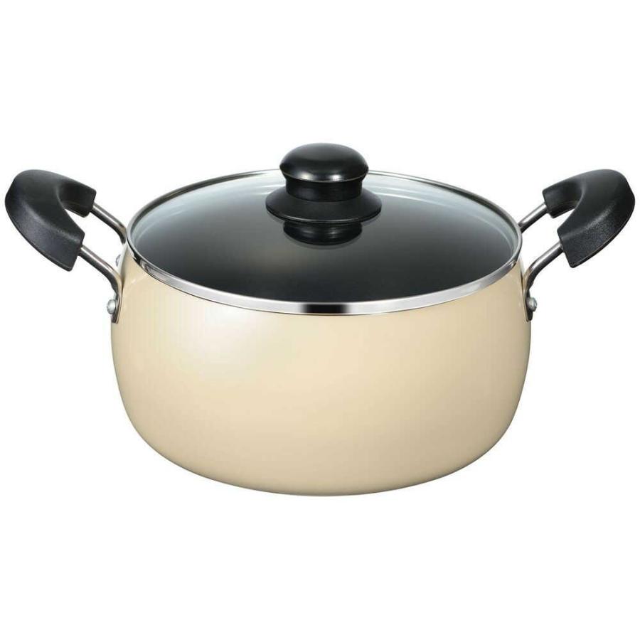 和平フレイズ コロージュIH対応両手鍋22cm ベージュ :4903779117060:サンドラッグe-shop - 通販 - Yahoo!ショッピング