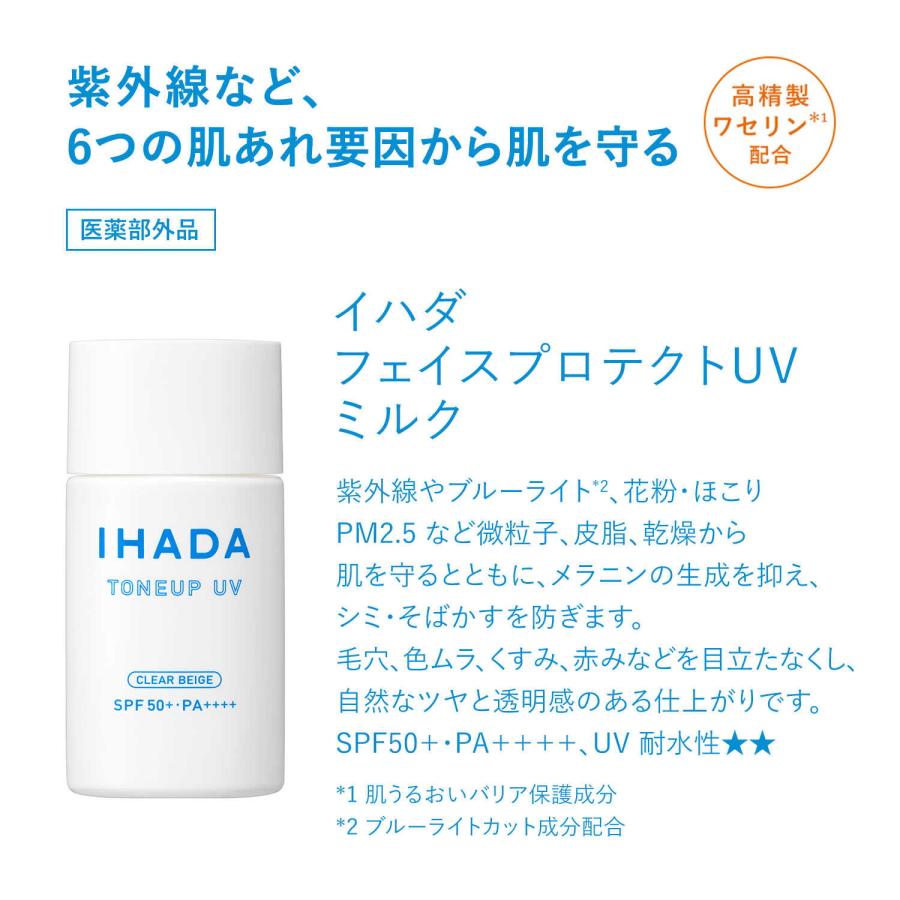 【医薬部外品】資生堂 イハダ 薬用フェイスプロテクトUV ミルク 30ml : 4909978201302 : サンドラッグe-shop - 通販 - Yahoo!ショッピング