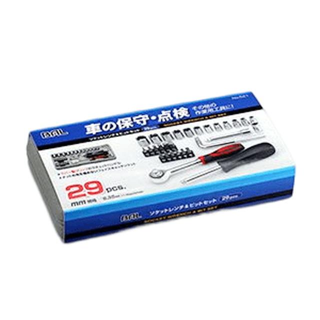 ソケットレンチ＆ビットセット29pcs : サンドラッグe-shop - 通販 - Yahoo!ショッピング