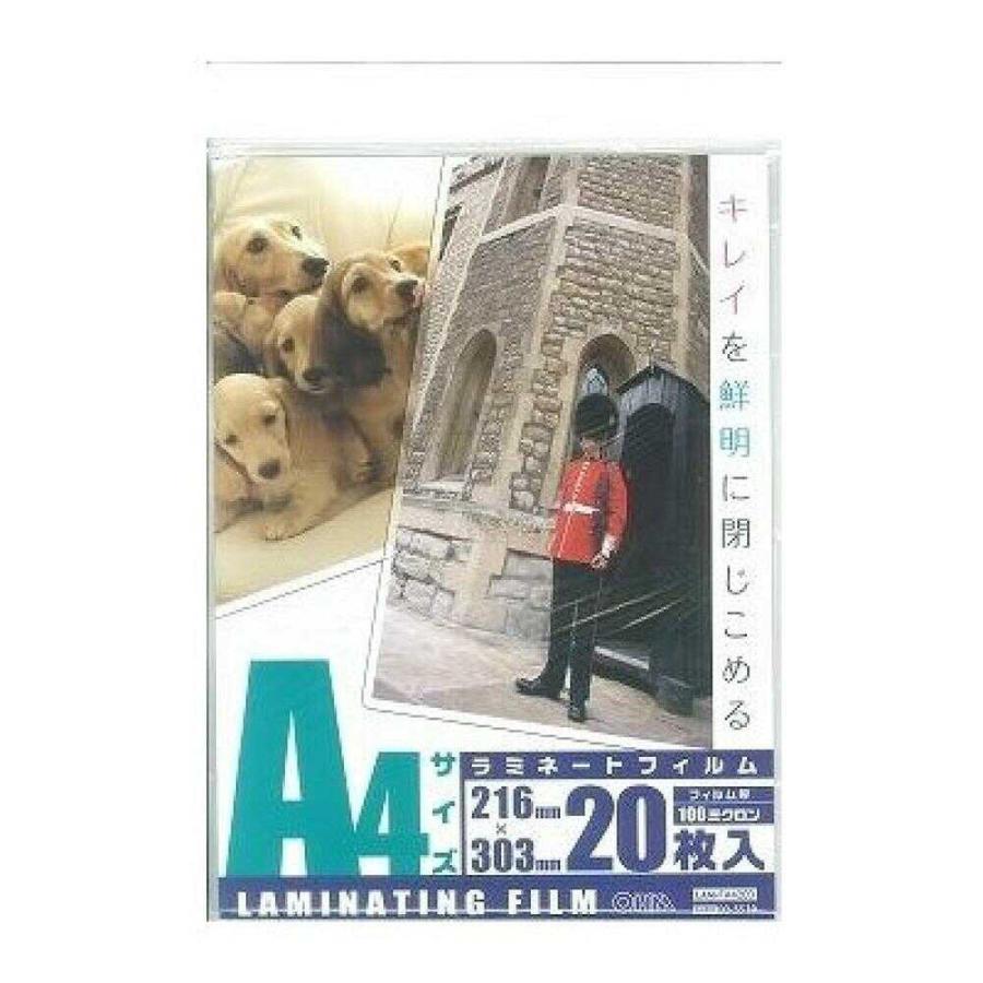 OHM オーム電機 ラミネートフィルム100ミクロン A4 : サンドラッグe-shop - 通販 - Yahoo!ショッピング