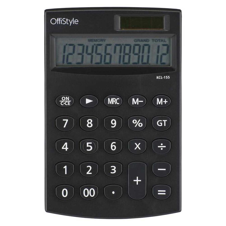 オーム電機 OffiStyle 卓上電卓 12桁 : サンドラッグe-shop - 通販 - Yahoo!ショッピング