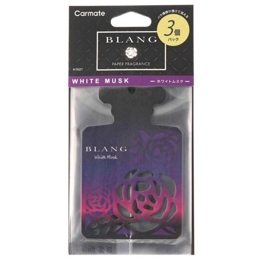 カーメイト ブラング ハンギング ローズ ホワイトムスク H1601 約27g ※1枚あたり約9g : 4973007315452 : サンドラッグe-shop - 通販 - Yahoo!ショッピング
