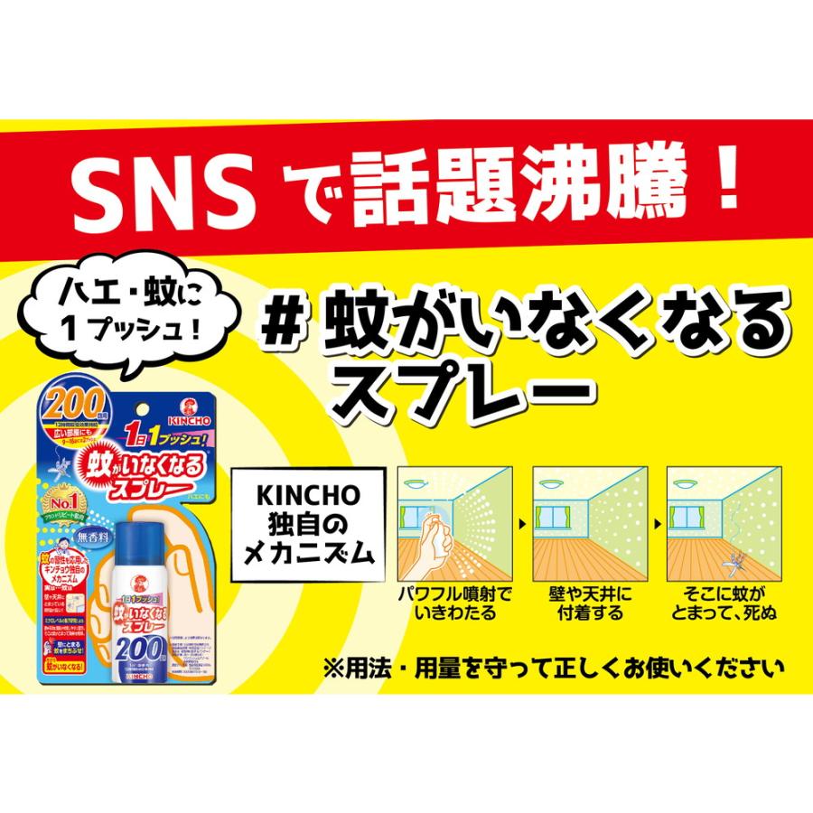 【防除用医薬部外品】大日本除虫菊 KINCHO 蚊がいなくなるスプレー 12時間持続 200回分 無香料 45ml×2本パック : サンドラッグe-shop - 通販 - Yahoo!ショッピング