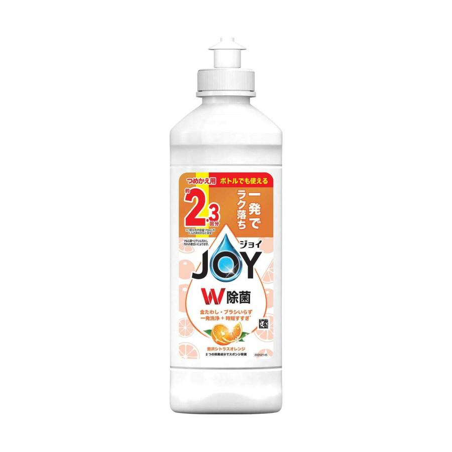 P&G ジョイ W除菌 食器用洗剤 贅沢シトラスオレンジ キャップ付き 詰め替え 300mL【20個セット】 : サンドラッグe-shop - 通販 - Yahoo!ショッピング