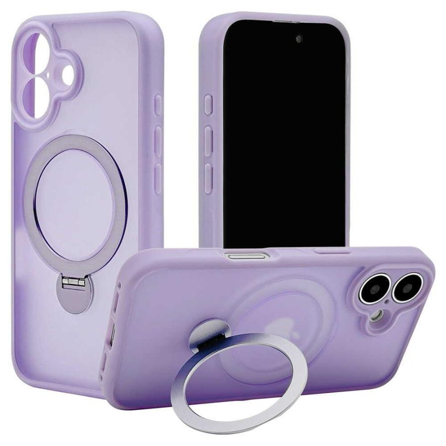 【テレホンリース】iPhone16 360°回転スタンド フロストパープル 8291IP461ZSFSLPU 52g : 4988075727755 : サンドラッグe-shop - 通販 ...