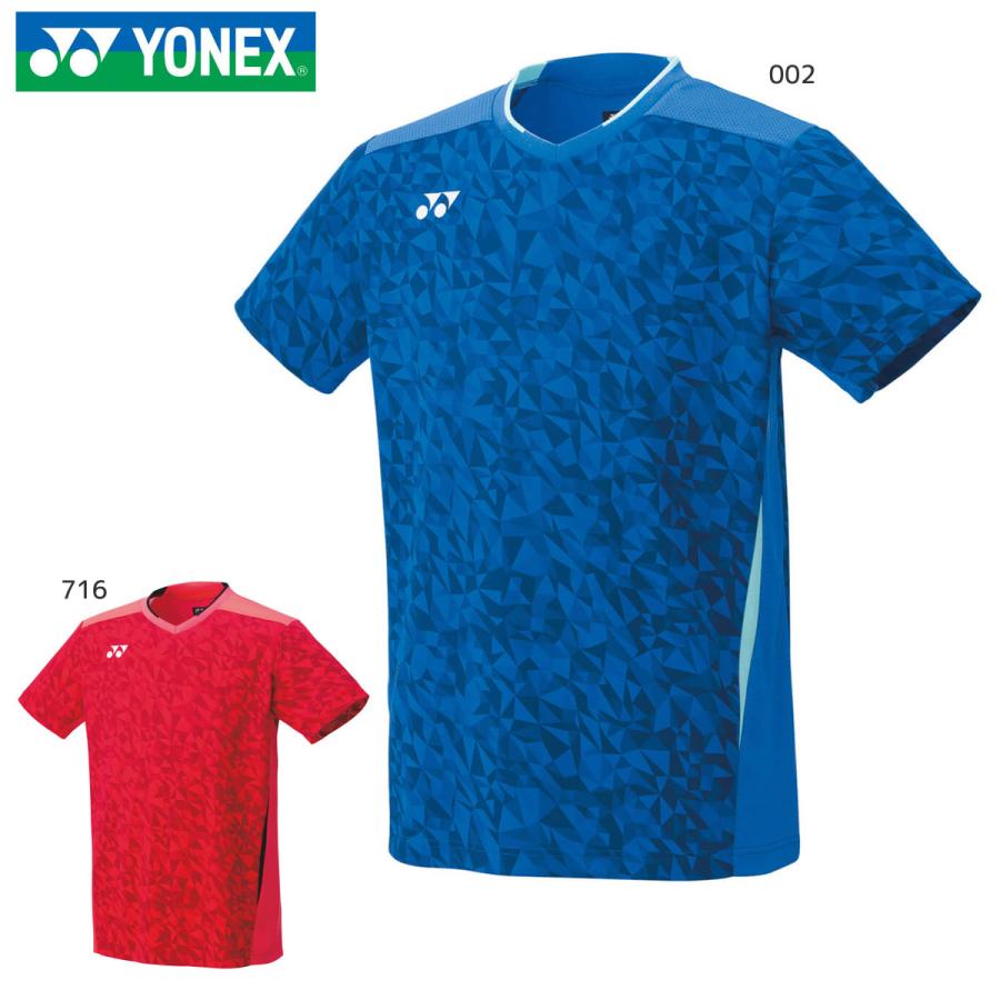 YONEX 10523 メンズゲームシャツ(フィットスタイル) バドミントンウェア(ユニ/メンズ) ヨネックス 2023FW【日本バドミントン ...