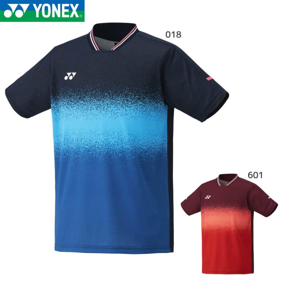 YONEX 10697 メンズゲームシャツ(フィットスタイル) ウェア(ユニ・メンズ) バドミントン・テニス ヨネックス 2024FW【日本バドミントン協会審査合格品/メール便 ...