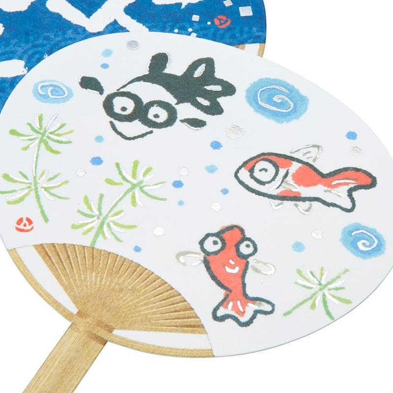 在庫限り完売 サマーカード 墨絵つるすうちわ JSP 64-4 388327 サンリオ sanrio グリーティングカード 夏 季節 手紙 挨拶 暑中見舞い 団扇 和風 : サンフェロー ...