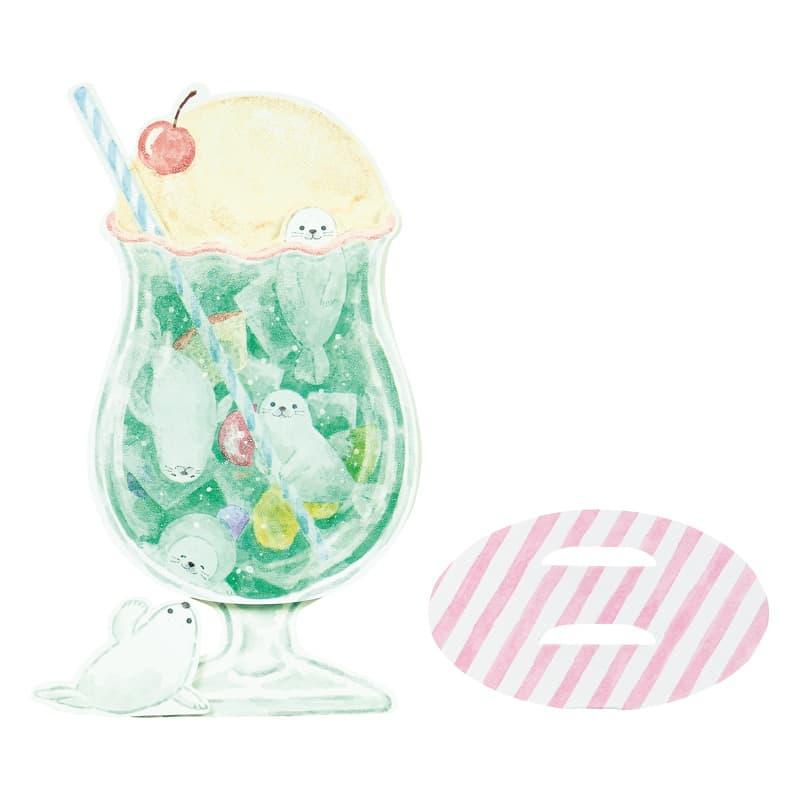 サマーカード 立体 アザラシクリームソーダ JSP 55-5 687791 サンリオ sanrio グリーティングカード 夏柄 季節 挨拶 手紙 暑中見舞い 残暑 : サンフェロー - 通販 ...