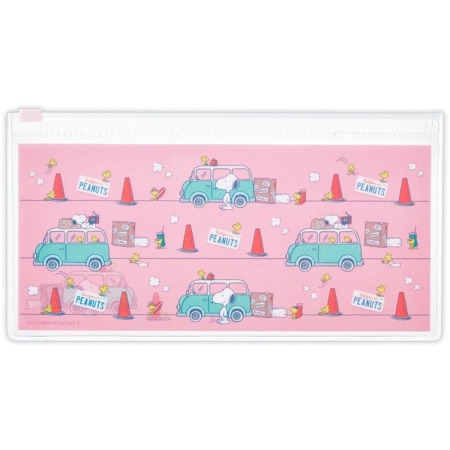 スヌーピー スライダーケース ピンク 車 SNHJ 大小2枚セット 843786 日本ホールマーク キャラクターグッズ 大人 子供 かわいい ...