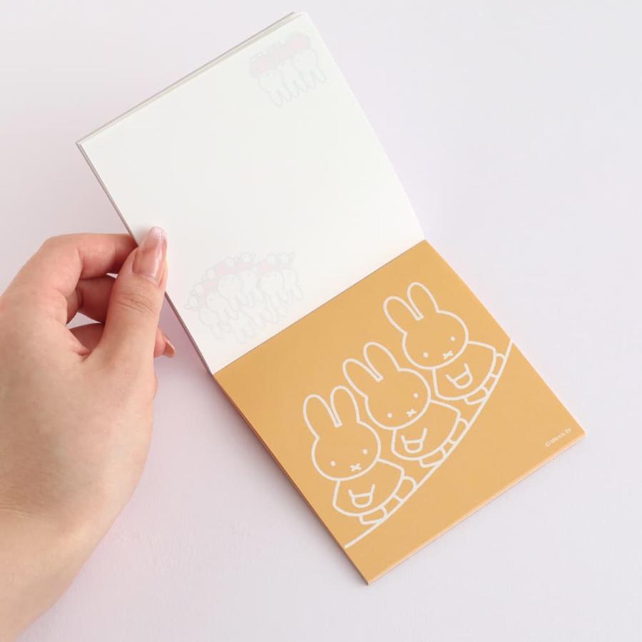 ミッフィー メモパッド・スクエア(fun) BM-339 グリーンフラッシュ キャラクターグッズ miffy 文具 大人 かわいい シンプル メモ帳 記入 記録 メッセージ : サンフェロー ...