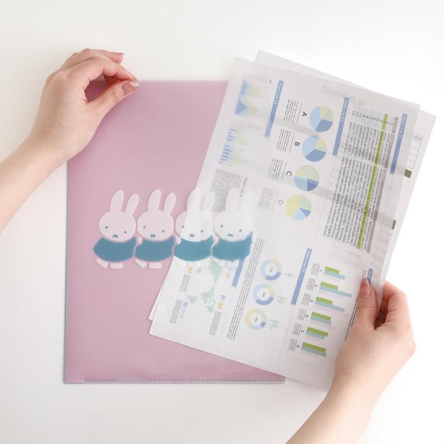 ミッフィー A4ポケットクリアファイル(fun) BM-355 グリーンフラッシュ キャラクターグッズ miffy 文具 大人 かわいい シンプル クリアホルダー 整理 収納 : サンフェロー ...