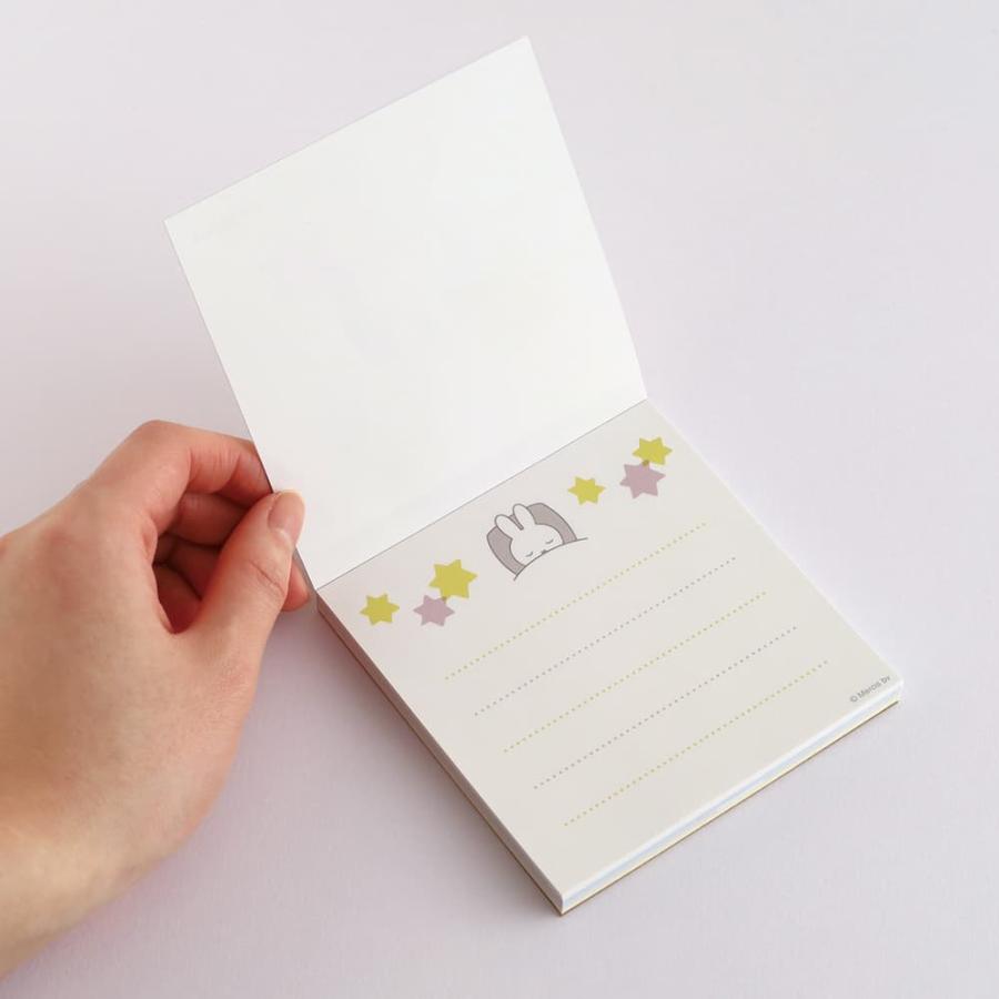 ミッフィー メモパッド・スクエア(good night) COLOR&SHAPE BM-386 グリーンフラッシュ キャラクターグッズ miffy Dick Bruna 文具 かわいい 大人 ...