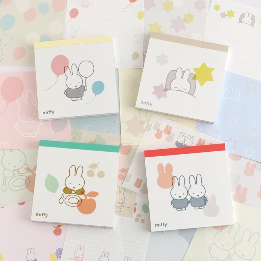 ミッフィー メモパッド・スクエア(good night) COLOR&SHAPE BM-386 グリーンフラッシュ キャラクターグッズ miffy Dick Bruna 文具 かわいい 大人 ...