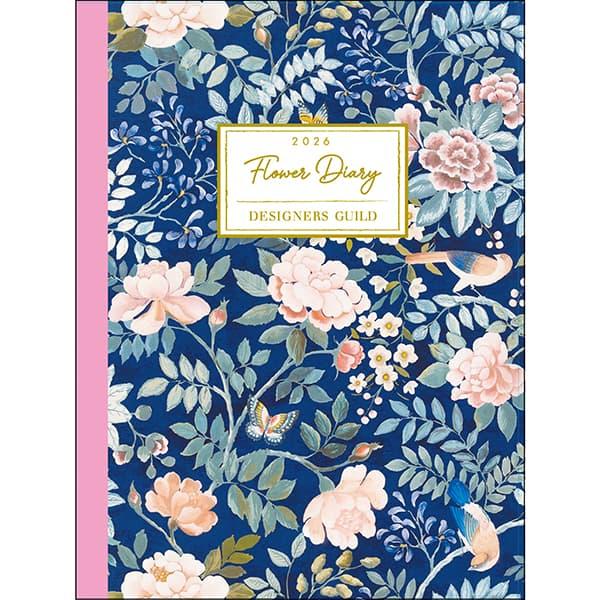 2026年度ダイアリー 1月始まり A6マンスリー デザイナーズギルド CD-1392-DG グリーティングライフ スケジュール帳 手帳 大人 かわいい 令和8年 : サンフェロー - 通販 ...