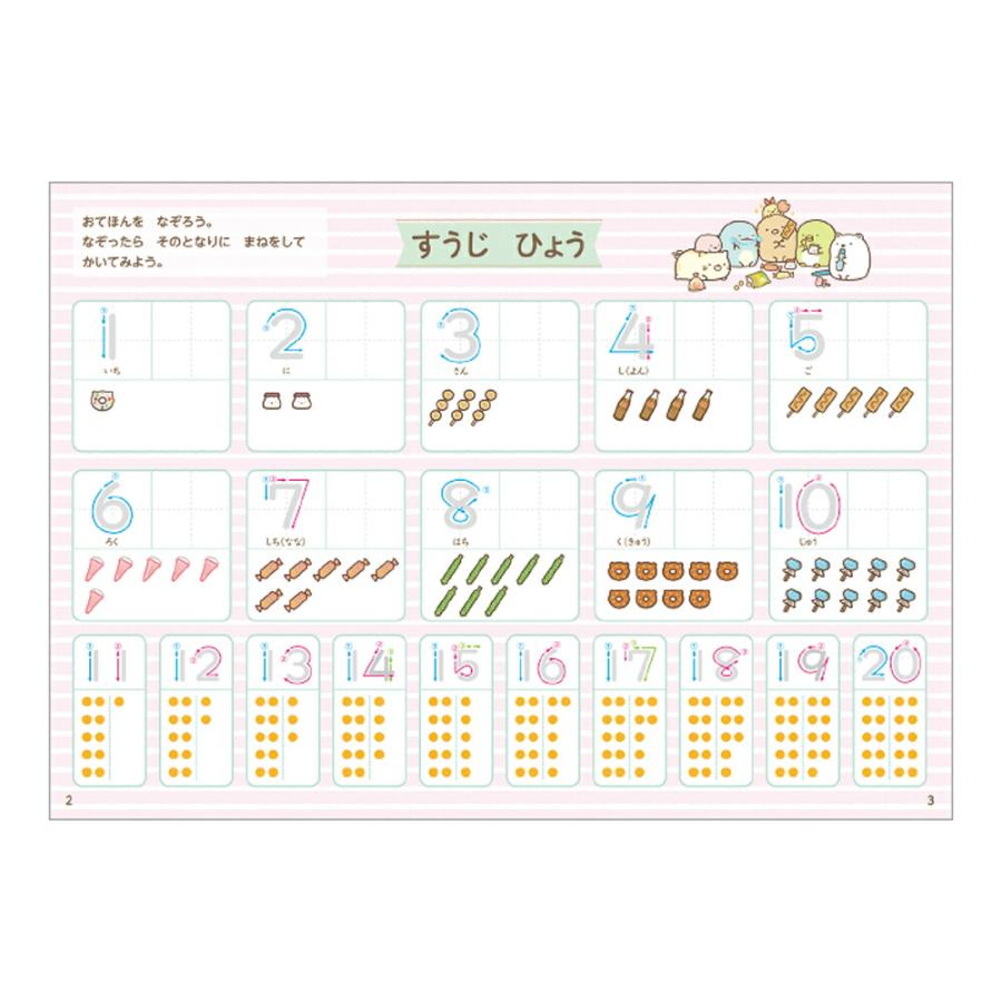 すみっコぐらし かいてけせるおけいこノート(かず) N08511 学研ステイフル 知育 キャラクターグッズ 数字 : n08511 : サンフェロー - 通販 - Yahoo!ショッピング