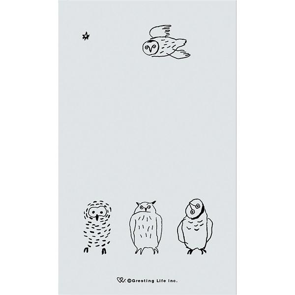 毎ページ絵が変わるスロージャーナル A6スリム フクロウ SHD-3 グリーティングライフ シンプル ノート 野帳ノート : shd-3 : サンフェロー - 通販 - Yahoo!ショッピング